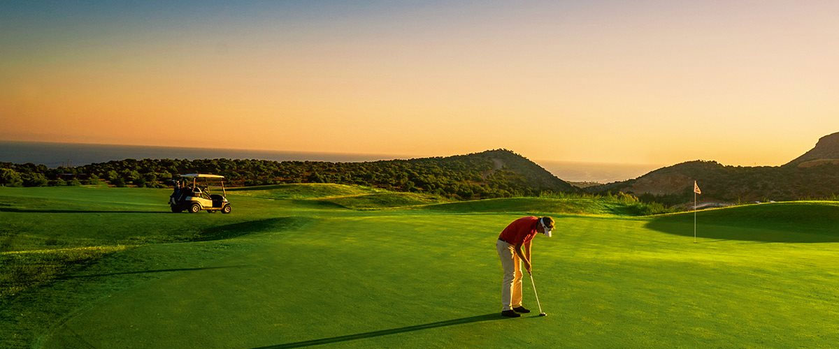 Crete Golf Club in Chersonissos Municipality in the island of Crete