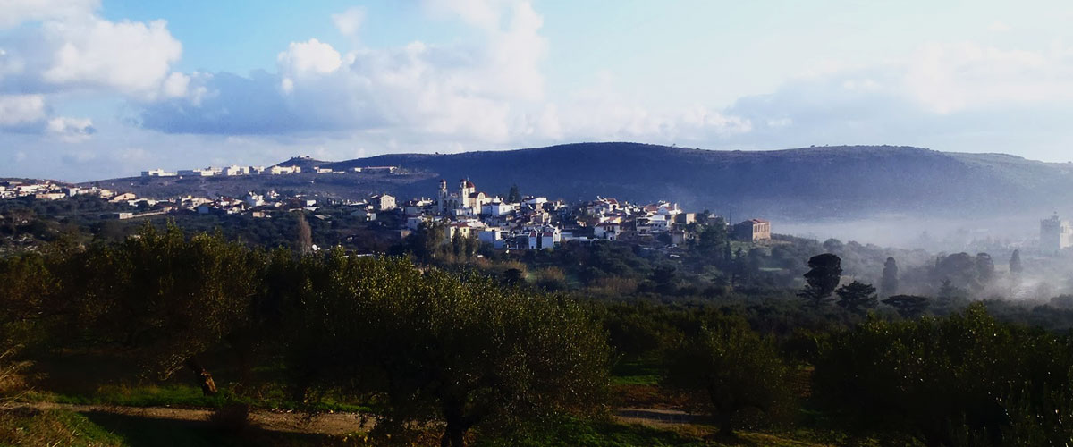 Anopolis village near Heraklion and 3Km south of Kokkini Hani Beach