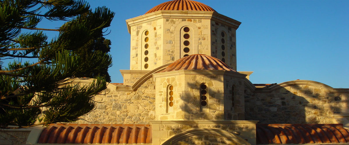 Agarathos Monastery near Sgourokefali village in Crete